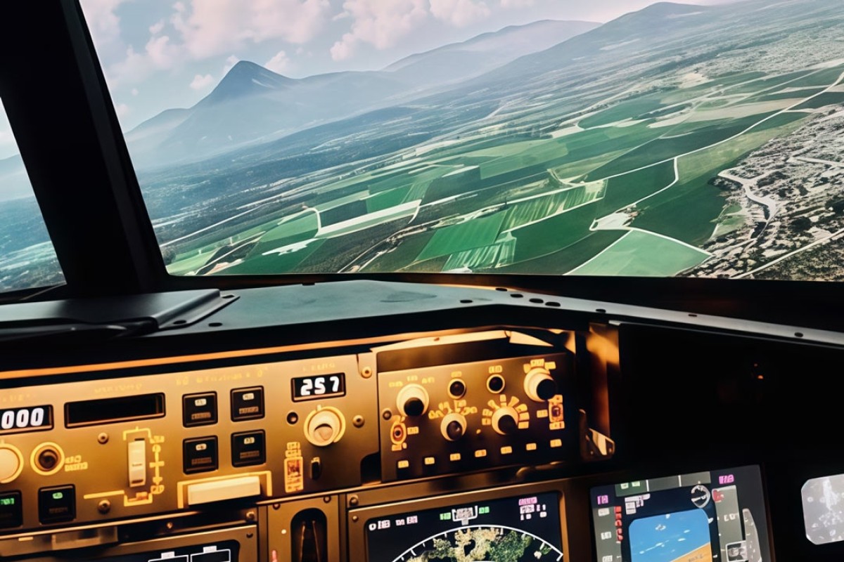 Go on a 90 Minute Commercial Flight Simulator in Gloucestershire